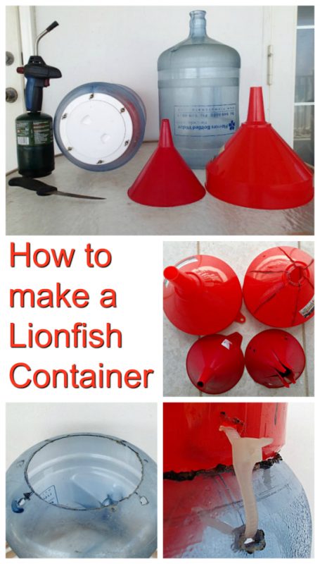 How to make a lionfish container - Lionfish Hunting