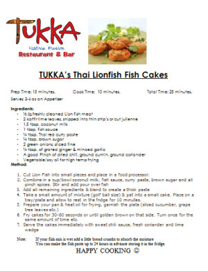 Lionfish recipes - Lionfish Hunting